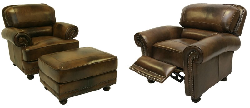 LMT Rustic | XCLGI-D6266 Cowboy Leather Living Room Set | Dallas ...