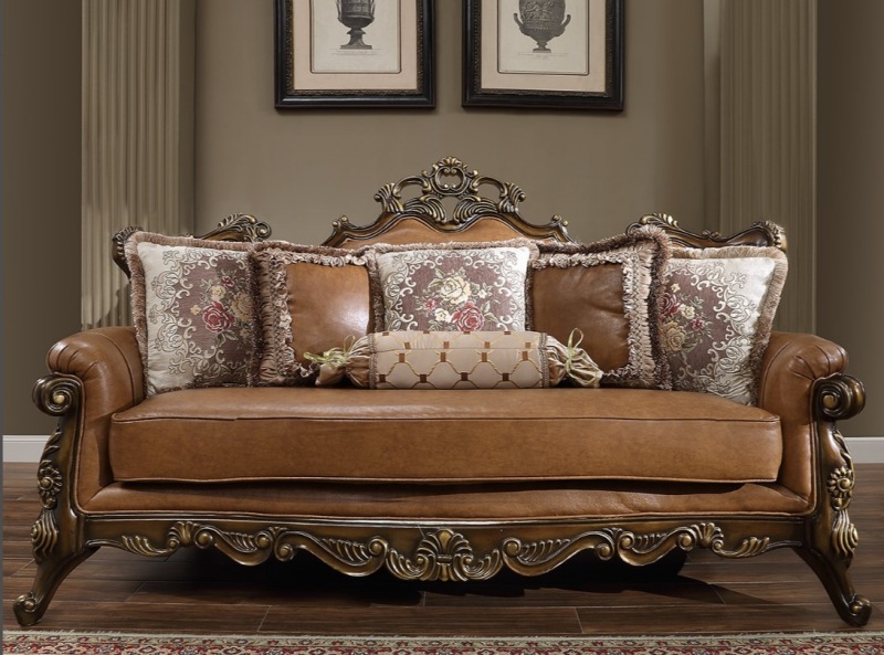 Homey Design| HD-555 Fedora Formal Living Room Set